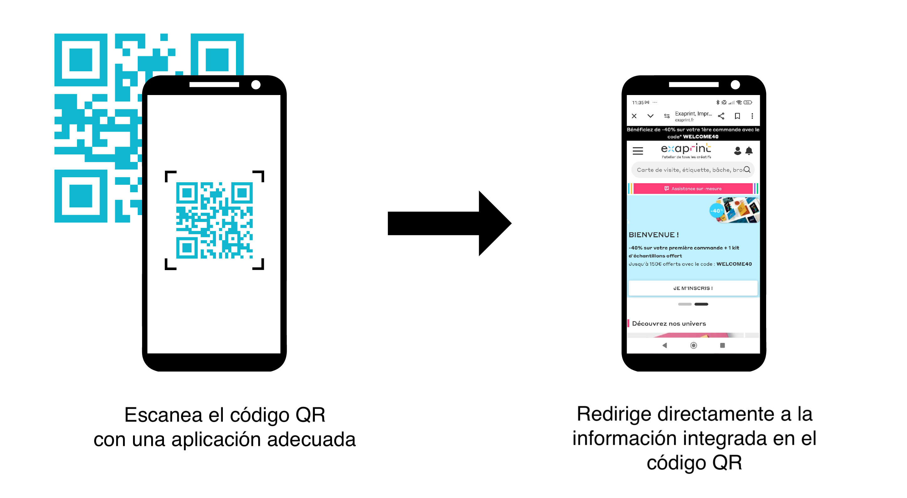¿Cómo crear y utilizar un código QR en sus impresiones? – EXAPRINT ES